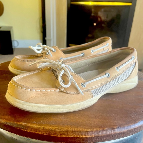 Sperry | Shoes | Ladies Sperry Top Siders Tan Leather | Poshmark